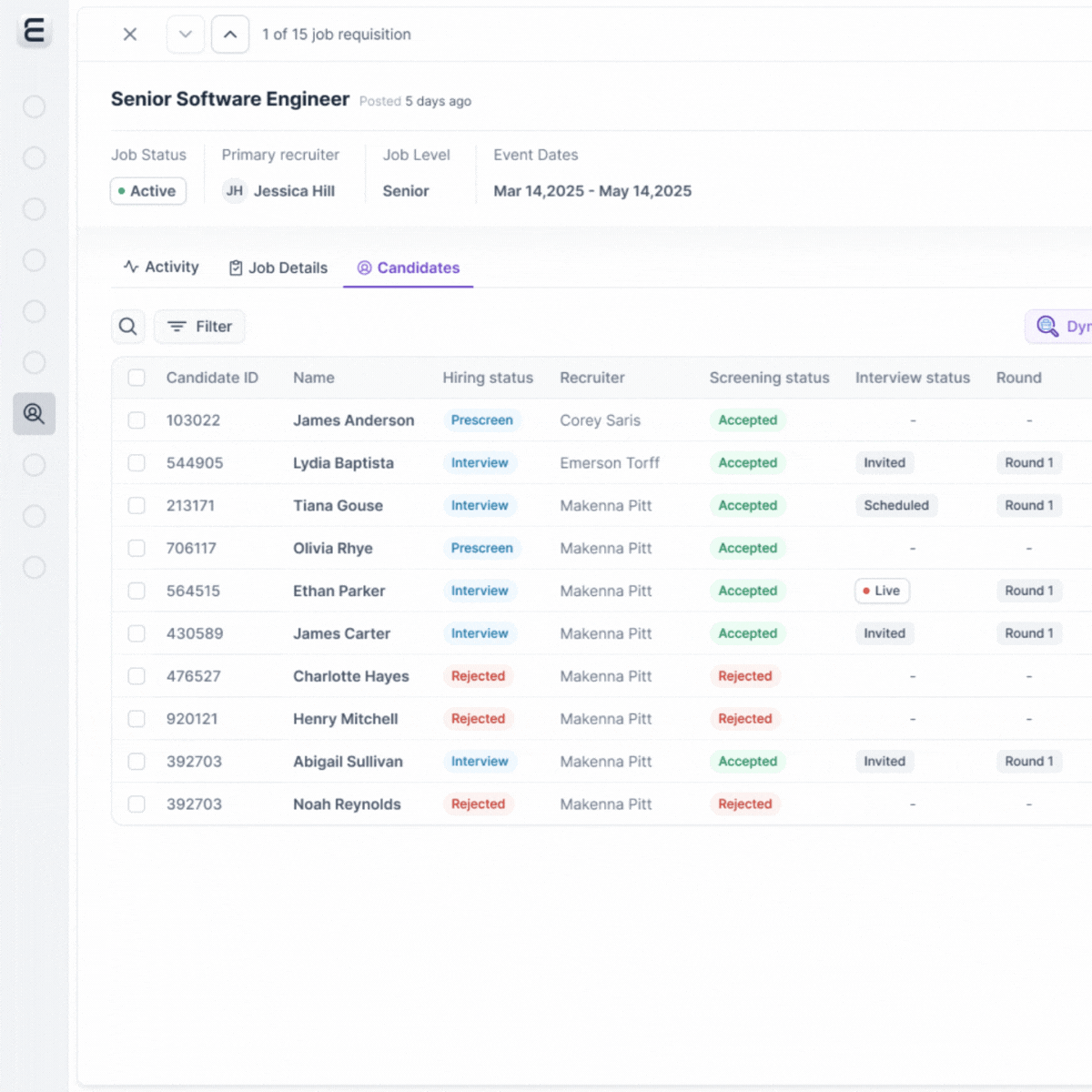 Recruiter Co-pilot with Post-offer Engagement Solutions